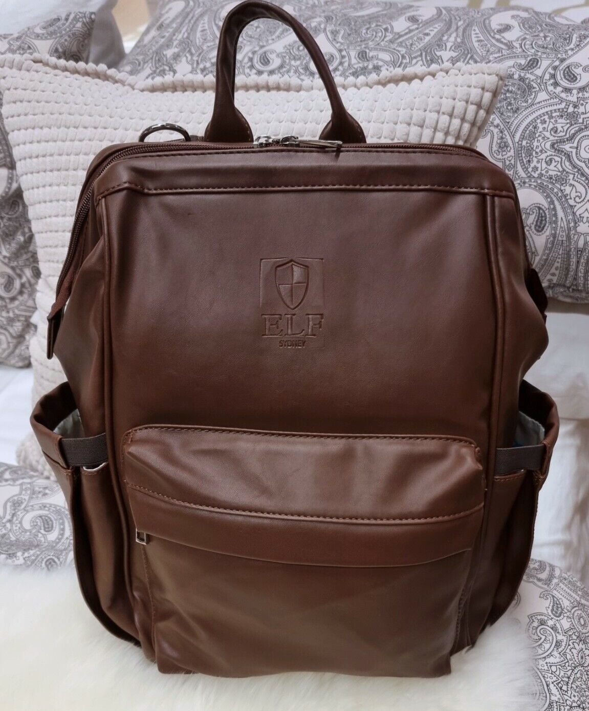 ELF Phoenix Nappy Bag Coffee – ELF SYDNEY